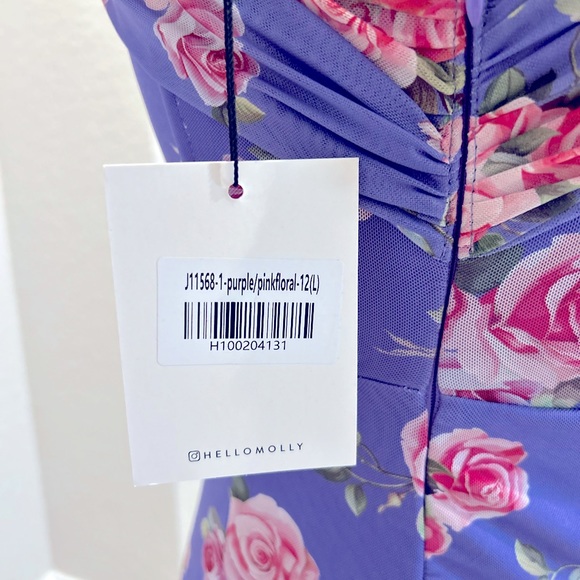 Hello Molly | Dresses | Hello Molly Girl With Style Purple Midi Dress ...